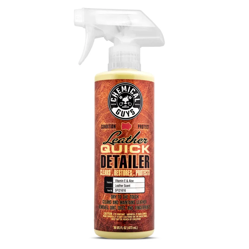 Chemical Guys Leather Quick Detailer Matte Finish Leather Care Spray ...